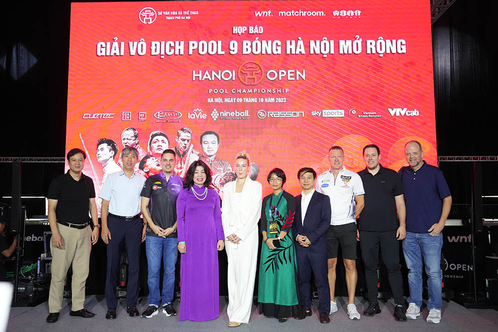Hanoi Open Pool Championship 2023 lần đầu tiên được tổ chức tại Hà Nội