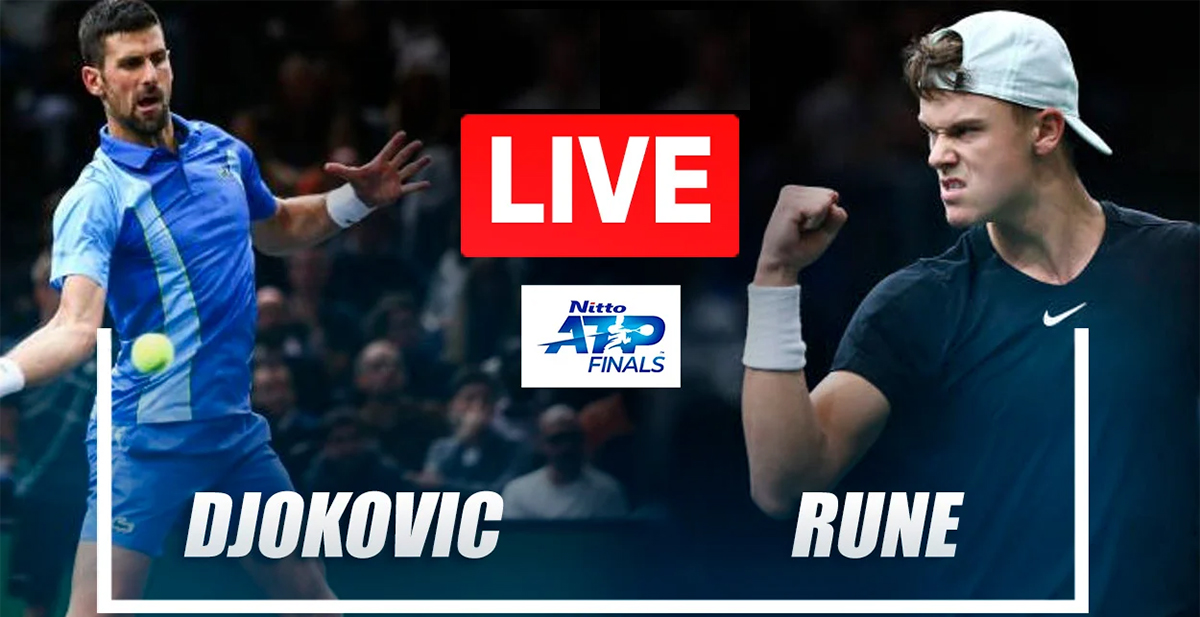 Link xem trực tiếp Djokovic vs Holger Rune (03h00, 13/11), vòng bảng ATP Finals 2023