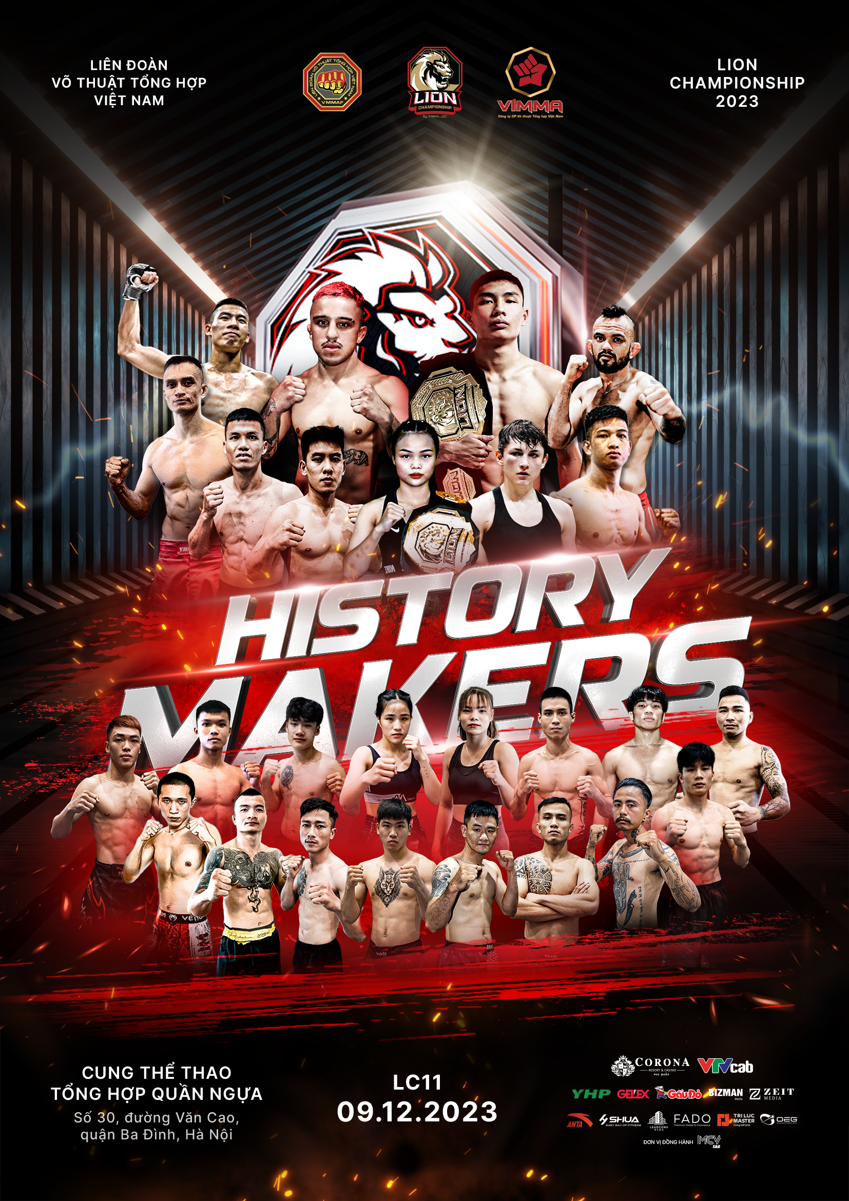 MMA LION Championship 11: Tâm điểm 5 cuộc tranh đai hấp dẫn