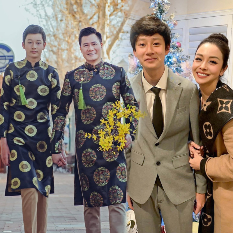 Con trai ca sĩ Quang Dũng gây ấn tượng với chiều cao 1m85 ở tuổi 15