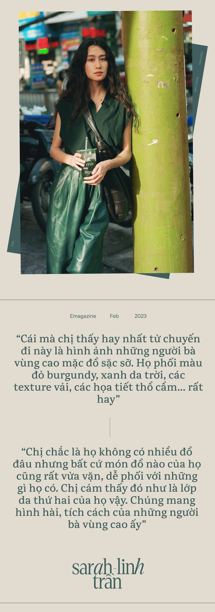 Sarah-Linh Trần: Khi mình làm công việc sáng tạo, mình đang tạo ra kí ...