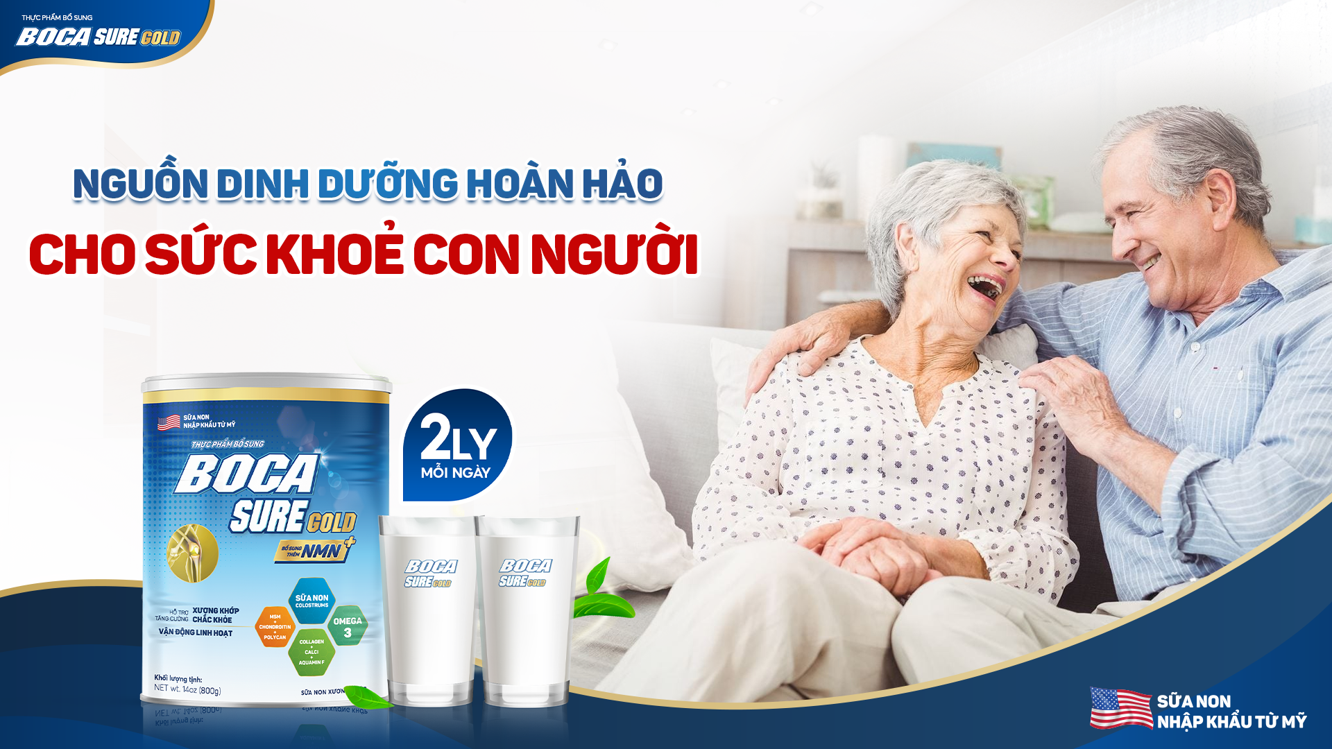 Sữa non xương khớp thế hệ mới Boca Sure Gold - Nguồn dinh dưỡng hoàn ...