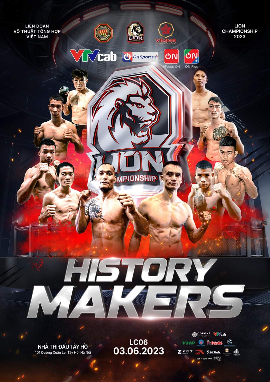 MMA Lion Championship 06 trực tiếp duy nhất trên VTVcab