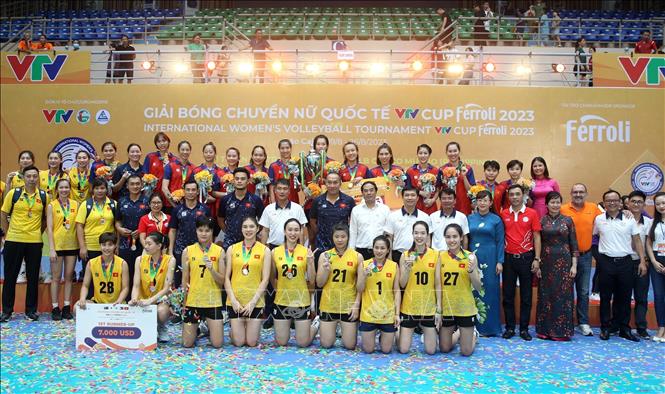 Kết quả chung kết bóng chuyền VTV Cup 2023: Việt Nam 1 vô địch thuyết phục