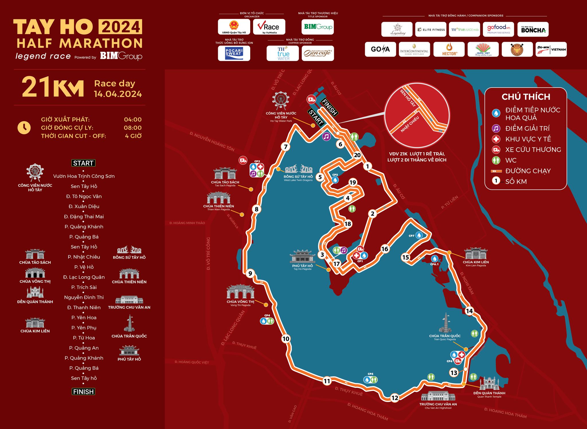 Pocari Sweat tiếp sức cùng hơn 10.000 VĐV tại giải chạy Tay Ho Half ...