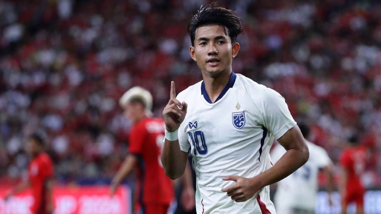 Suphanat Mueanta đua tranh Vua phá lưới AFF Cup 2024 cùng Nguyễn Xuân Son