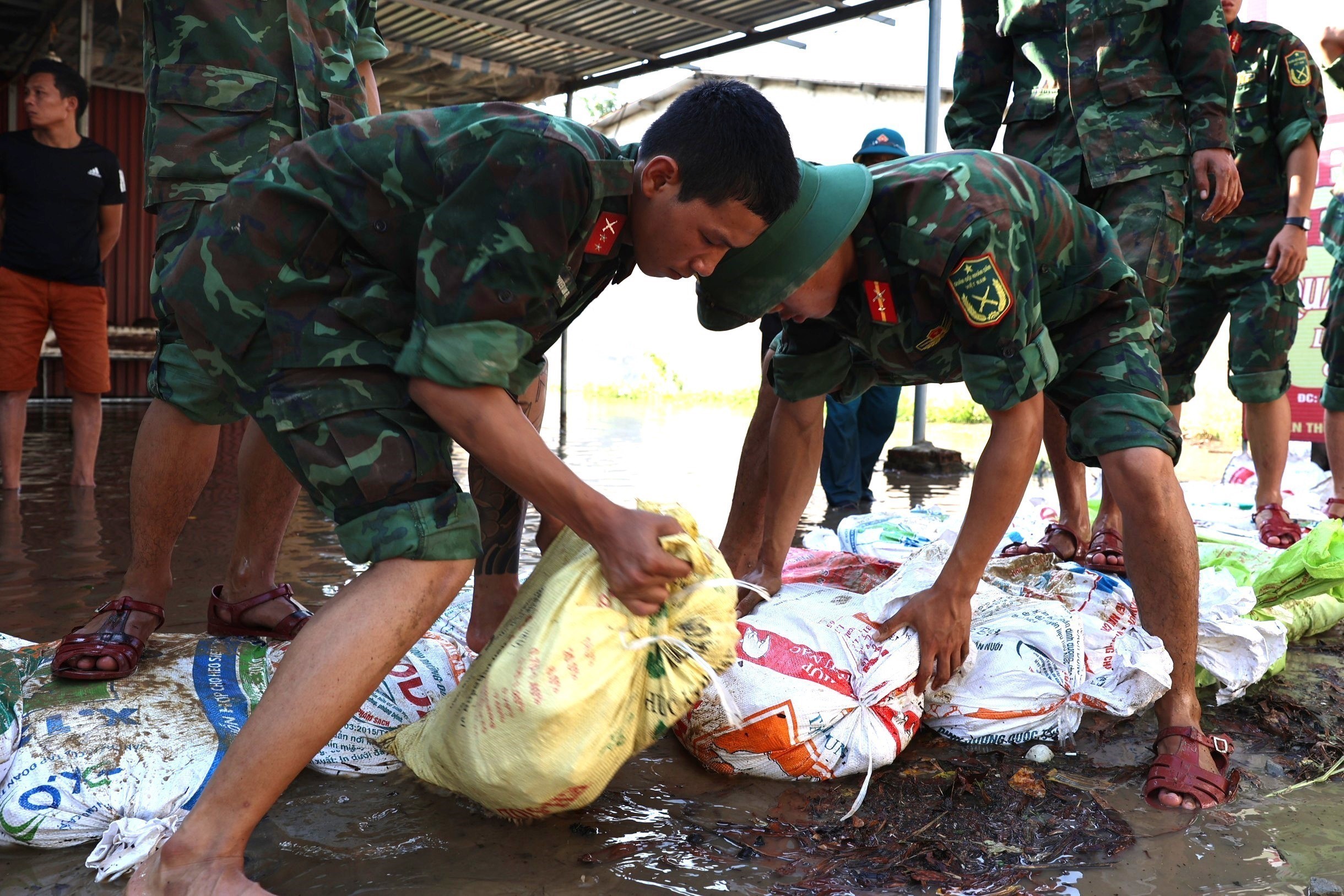 Tình người trong bão lũ: Gian nan nhưng không đơn độc
