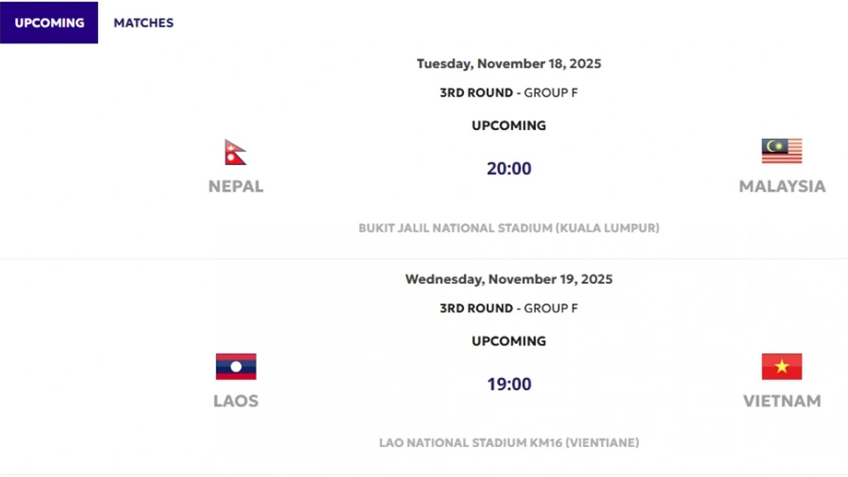 Vì sao trận Việt Nam vs Lào ở vòng loại Asian Cup 2027 bị lùi lịch thi đấu?