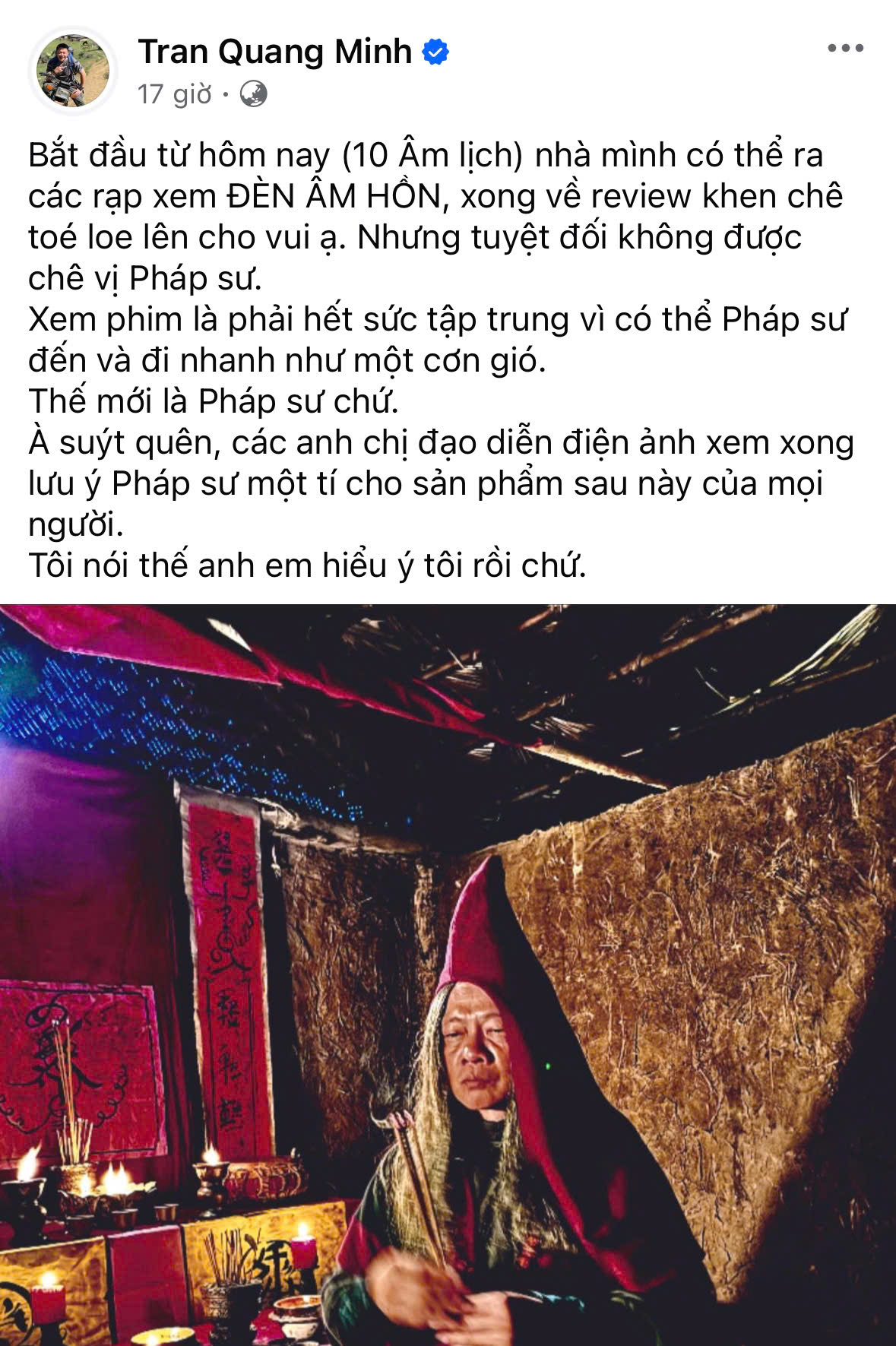 Xuất hiện chớp nhoáng trong Đèn âm hồn, BTV Quang Minh gây ấn tượng