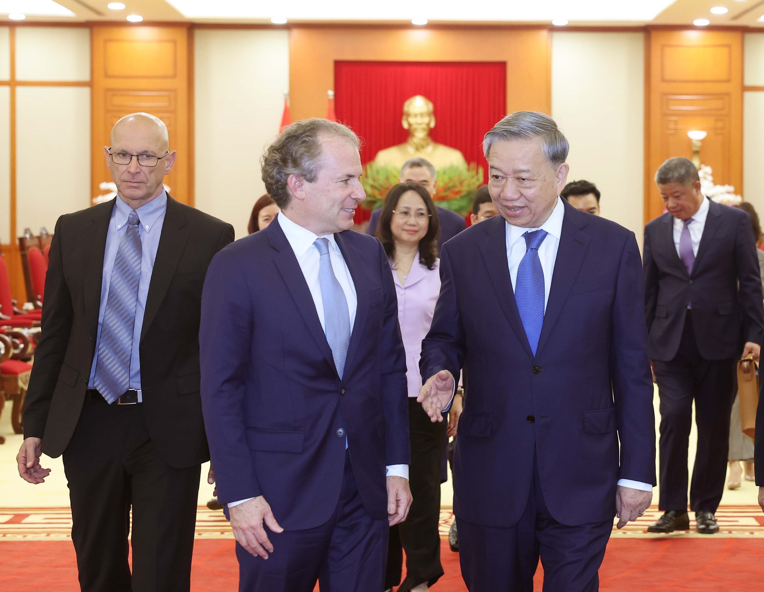Tổng Bí thư Tô Lâm tiếp Giám đốc điều hành Tập đoàn Rosen Partners