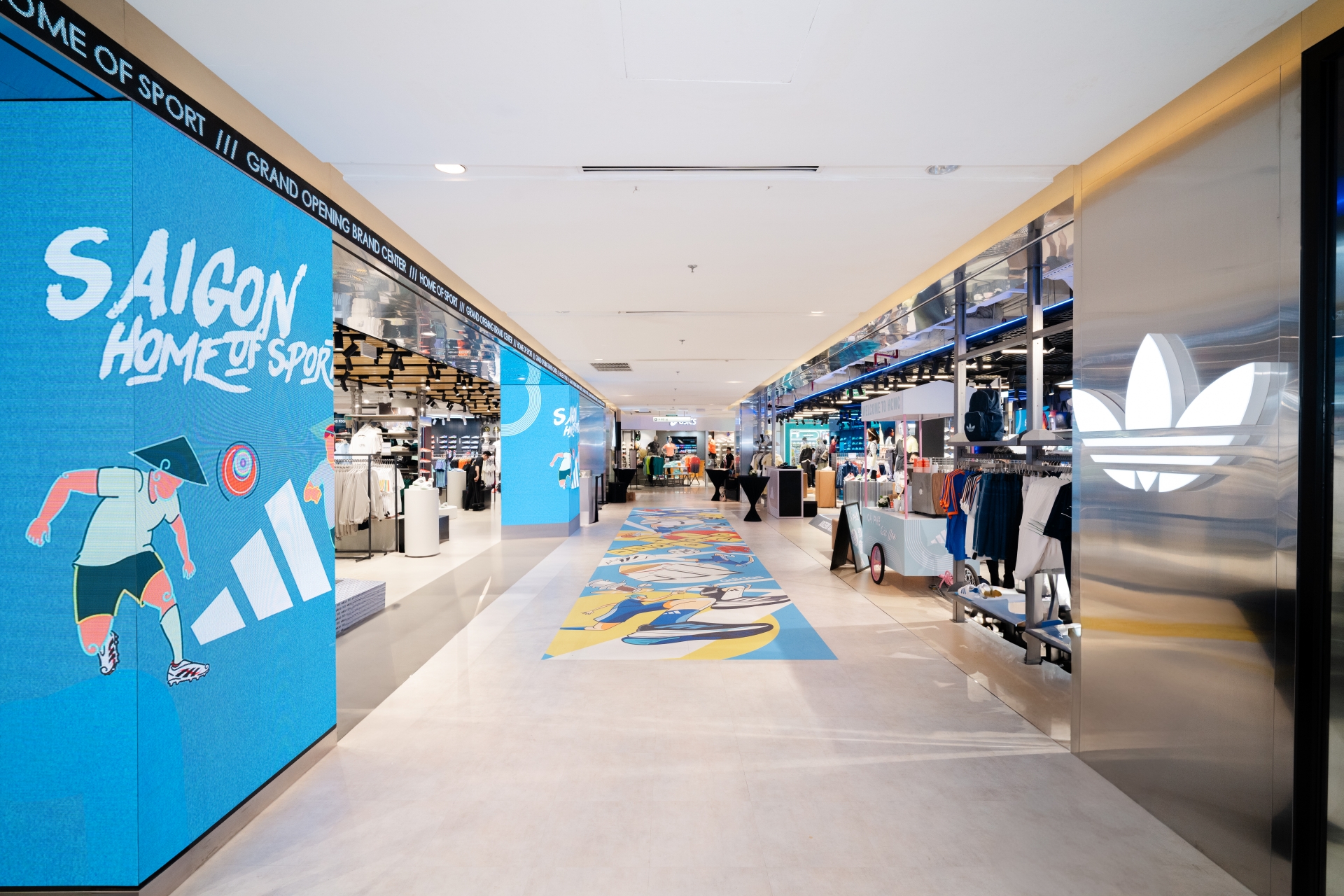 adidas chính thức khai trương "Ngôi nhà thể thao" tại Saigon Centre