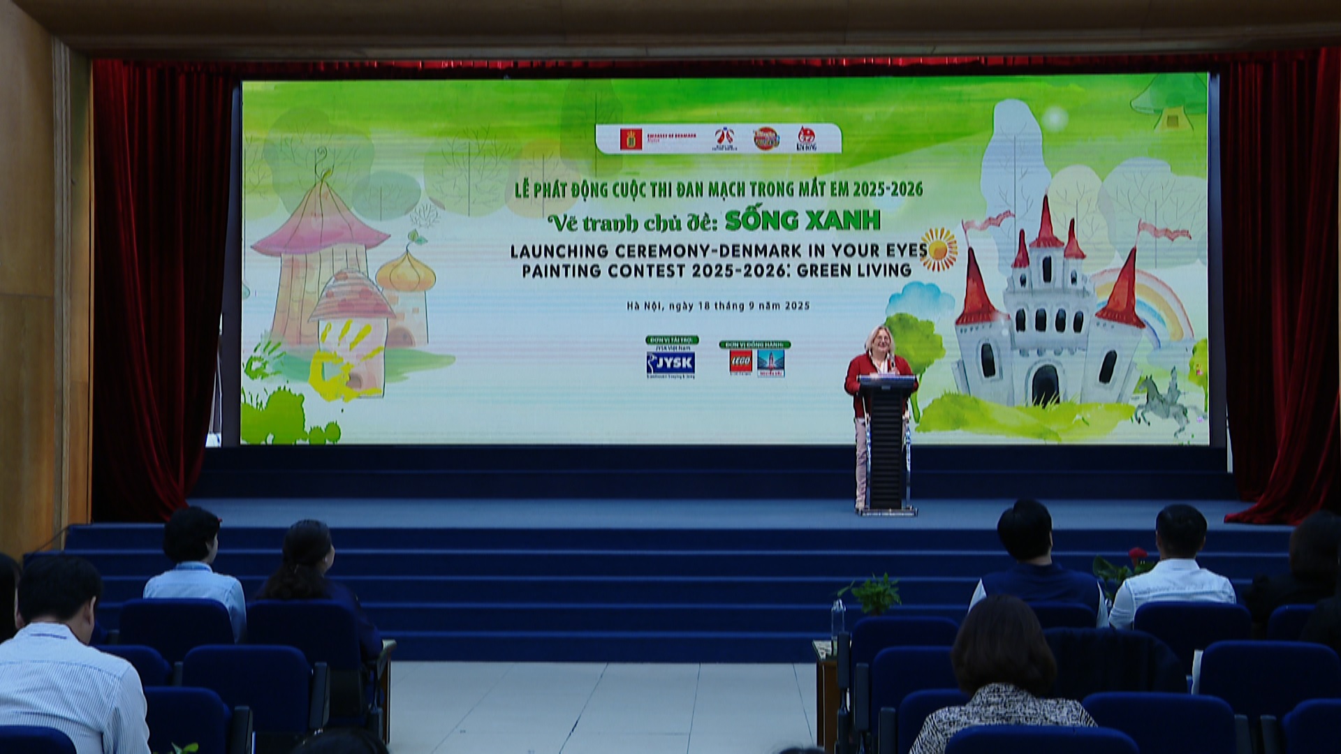 Phát động thi vẽ tranh Đan Mạch trong mắt em 2025 với chủ đề Sống xanh