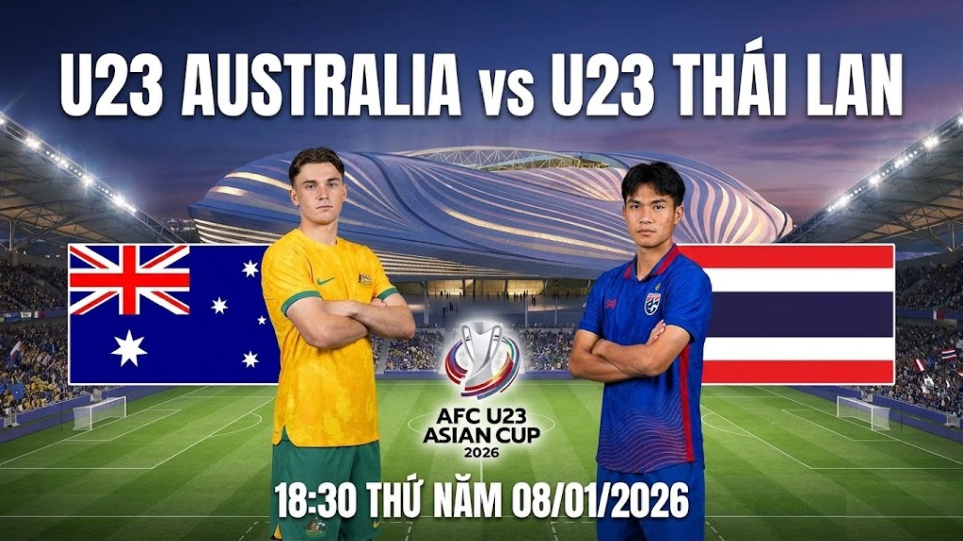 Kết quả bóng đá VCK U23 châu Á 2026 hôm nay 8/1: Thái Lan thua trận ra ...