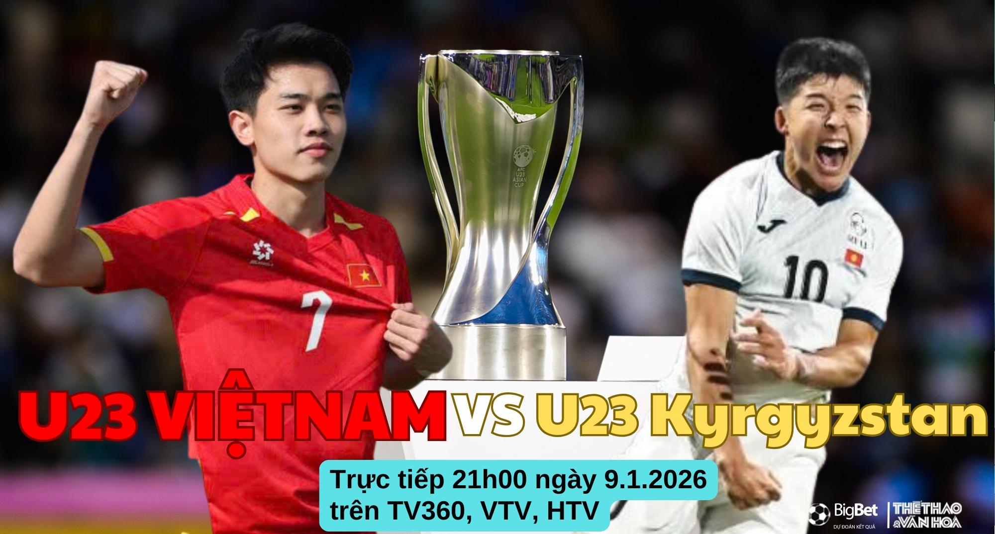 Xem VTV5 VTV6 trực tiếp bóng đá hôm nay ngày 9/1/2026