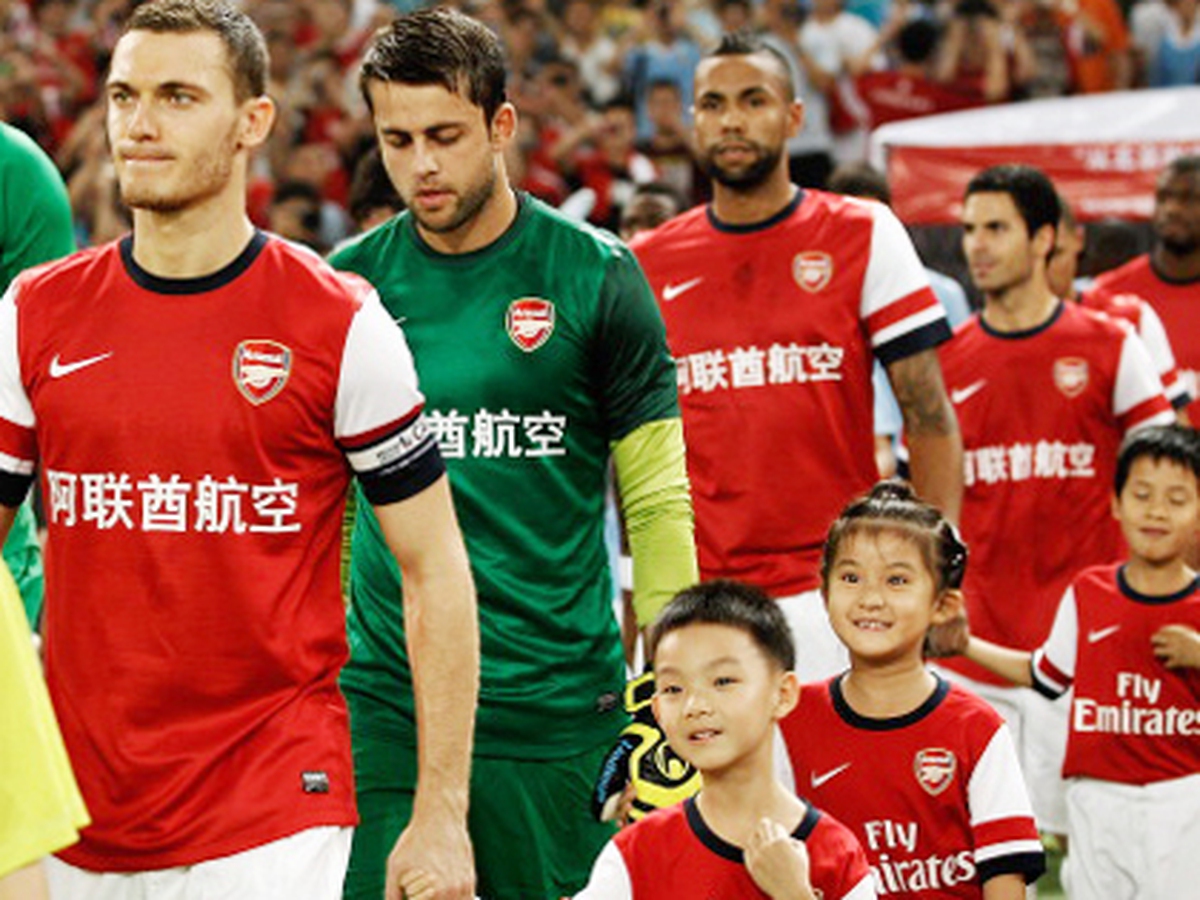 Ở Trung Quốc, Arsenal là CLB được yêu thích nhất (dù trắng tay 9 năm qua)