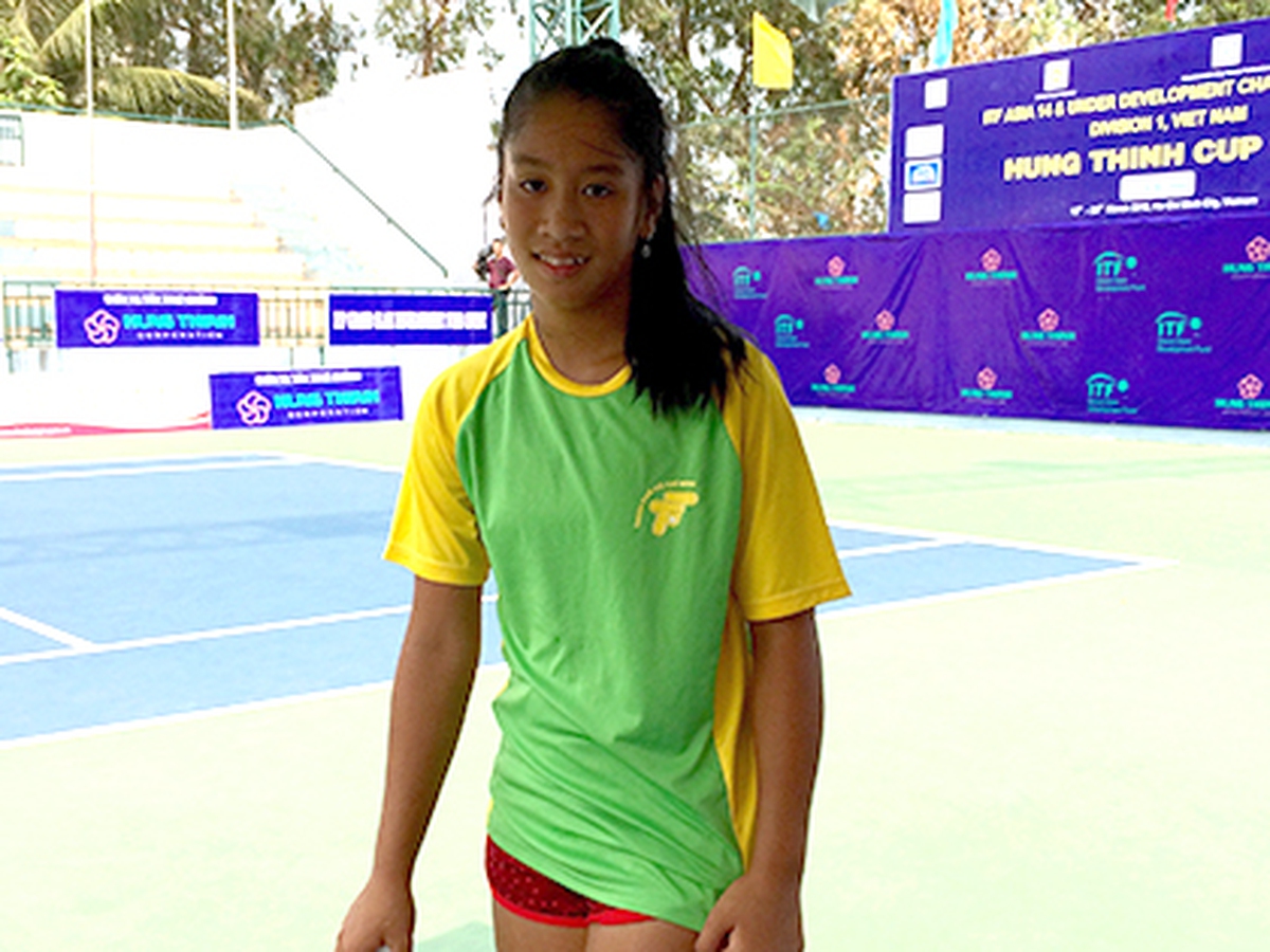 Giải quần vợt U14 ITF nhóm 1 châu Á – Cúp Hưng Thịnh 2016: Lian Trần ...