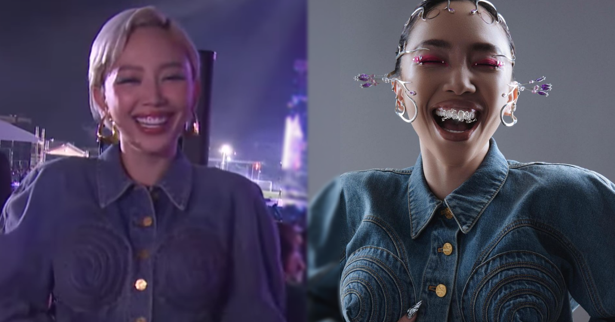 Tóc Tiên và chiếc áo "toà thiên nhiên" nhọn hoắt tại chung kết The ...