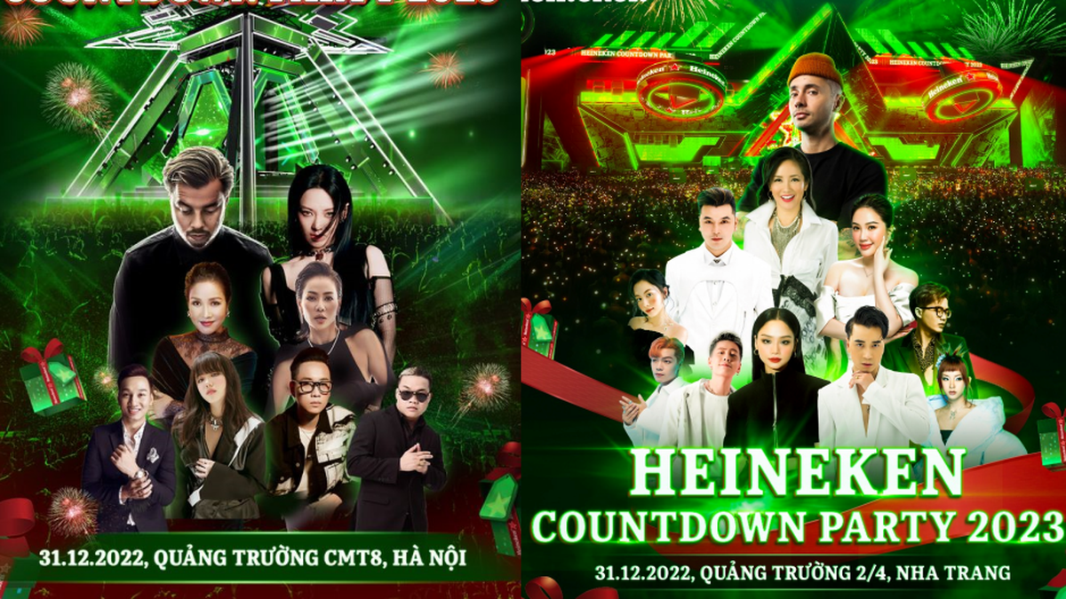 Bộ ba DJ quốc tế khuấy động Heineken Countdown Party 2023, Diva Mỹ Linh - Hồng Nhung mở kết nối ...
