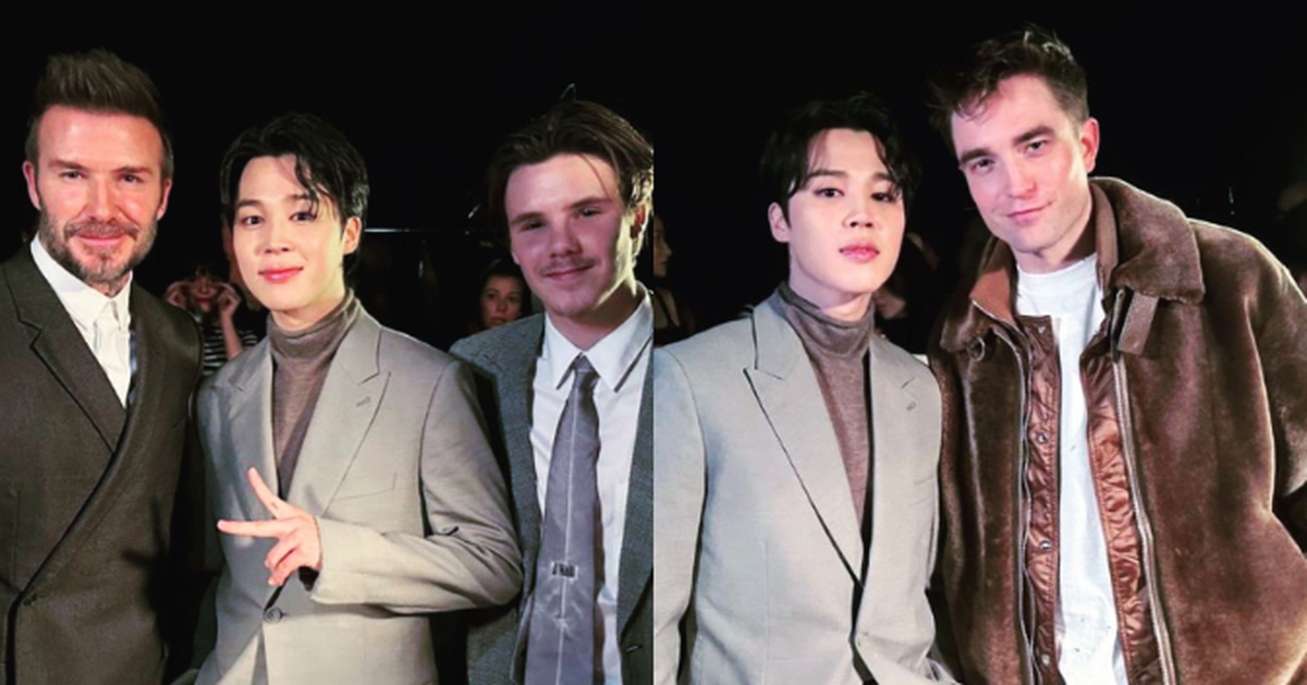Còn ai chê visual Jimin (BTS): Đọ sắc cực gắt với bố con Beckham, chẳng kém cạnh Robert Pattinson