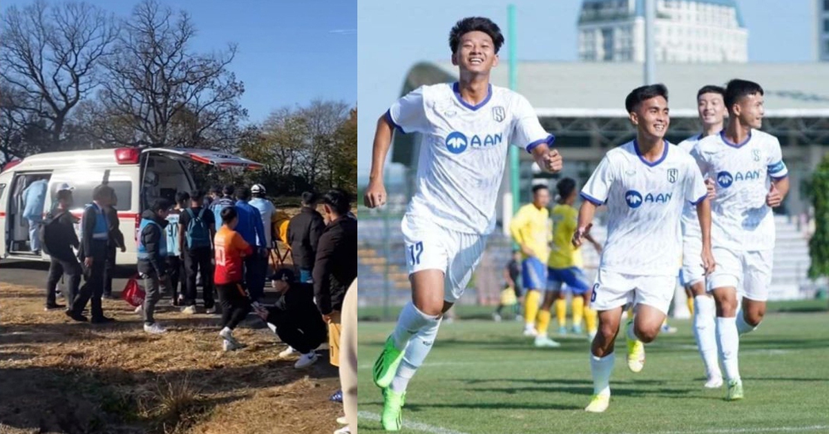 Xót xa cựu đội trưởng U19 SLNA sang Nhật Bản thi đấu bị đột quỵ giữa trận