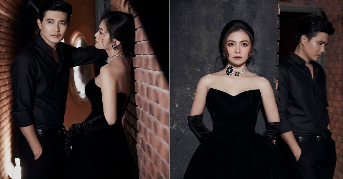 Gia đình mình vui bất thình lình: Kiều Anh tình tứ bên Quang Sự, khác hẳn vẻ lạnh nhạt trên phim