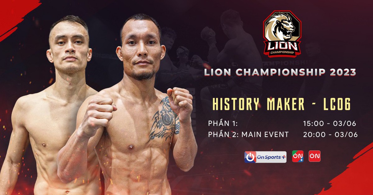 MMA Lion Championship 06 trực tiếp duy nhất trên VTVcab