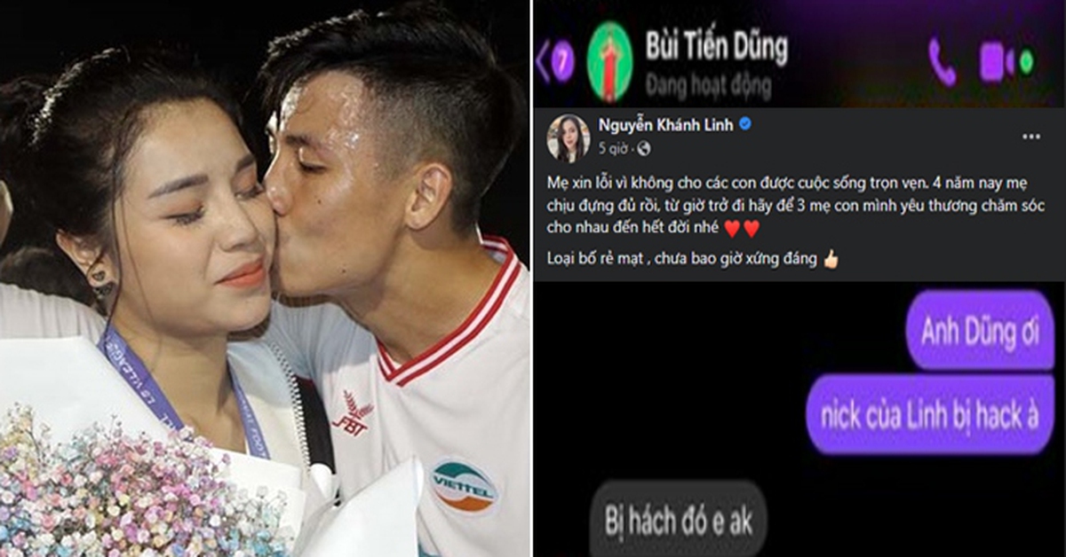 Có hay không chuyện nick Facebook vợ Bùi Tiến Dũng bị hack?