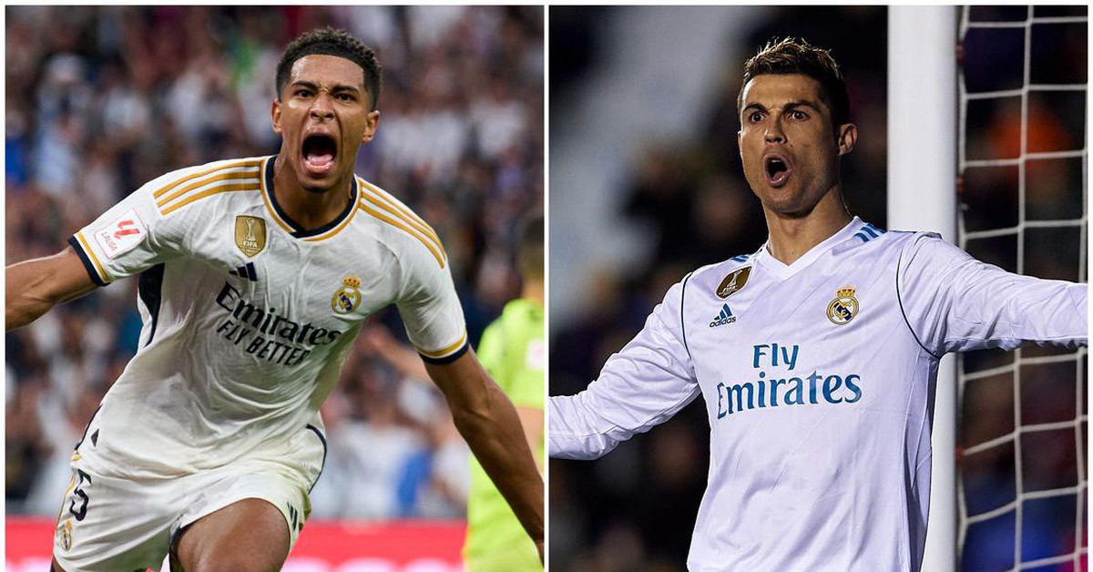 Bellingham sánh ngang kỷ lục của Ronaldo, xứng đáng với từng xu Real ...