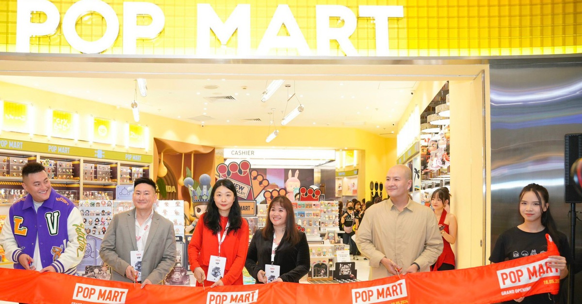 POP MART hút khách trong lần đầu xuất hiện tại Việt Nam