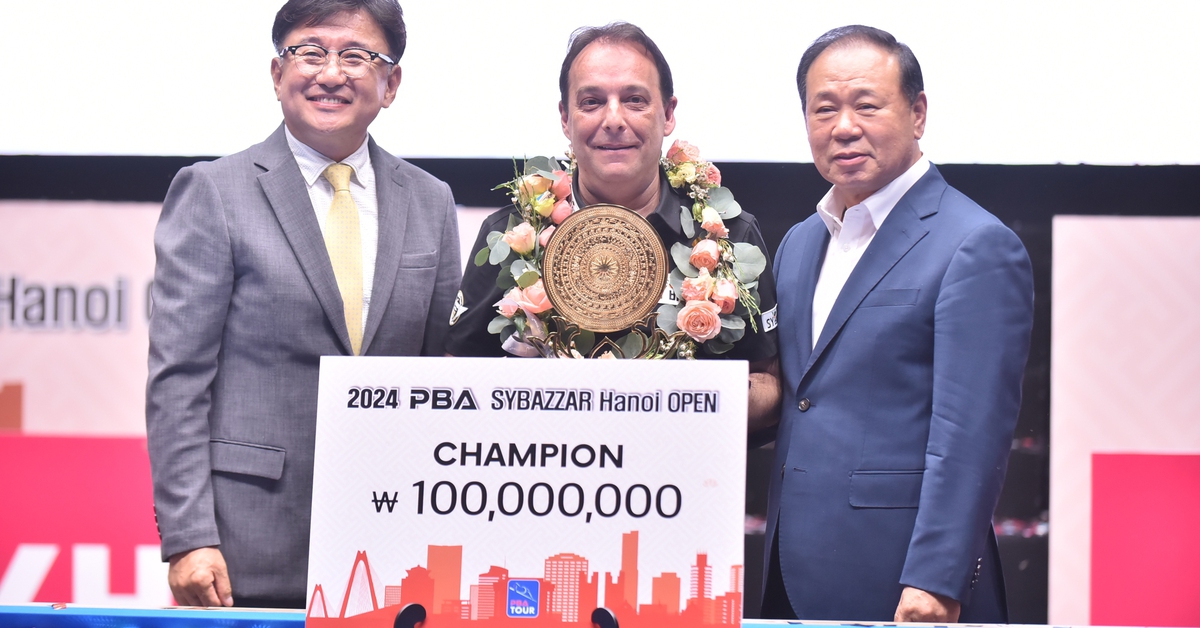 PBA LPBA SY Bazzar Hà Nội Open 2024: Daniel Sanchez đăng quang, giành giải thưởng 1,9 tỷ đồng