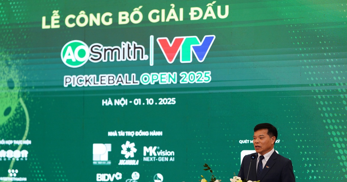 Hơn 1 tỷ đồng ở giải VTV A.O.SMITH Pickleball Open 2025