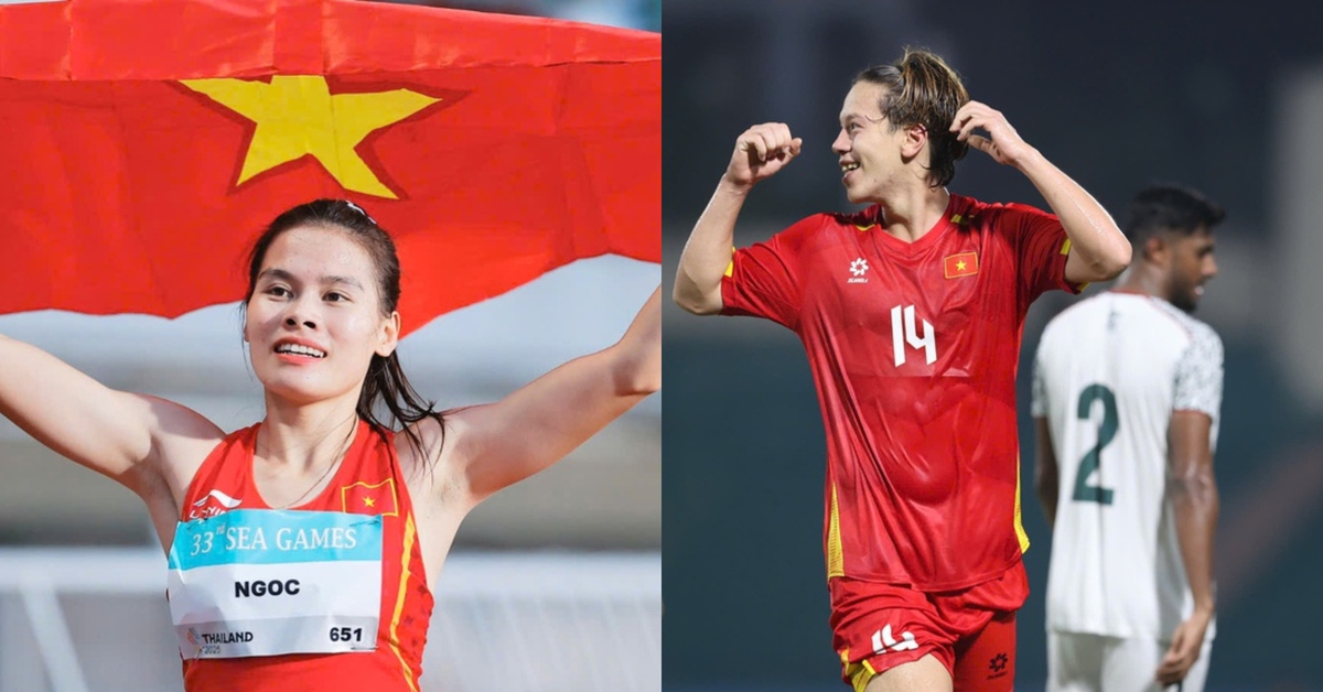Cầu thủ U23 Việt Nam và ngôi sao điền kinh 2k2 được vinh danh khi xuất ...