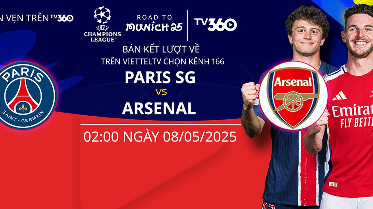 Nhận định bóng đá hôm nay 7/5: PSG vs Arsenal, Al Nassr vs Al Ittihad
