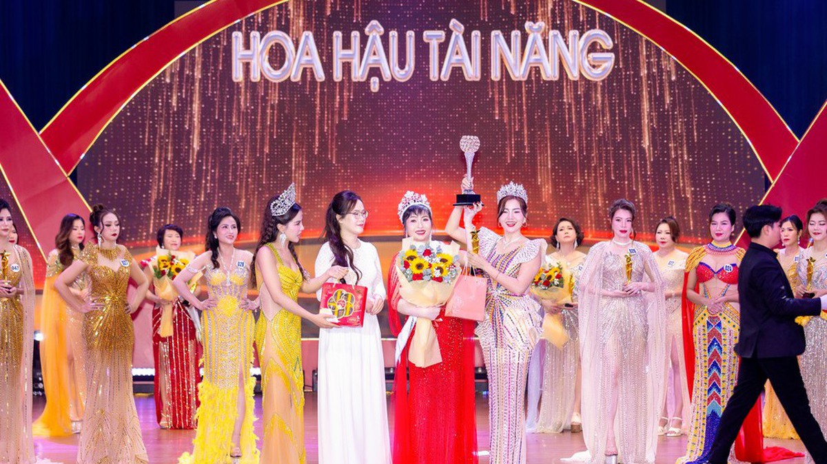 Doanh nhân Hoàng Thị Lụa chính thức giành danh hiệu Hoa hậu Tài năng 2025