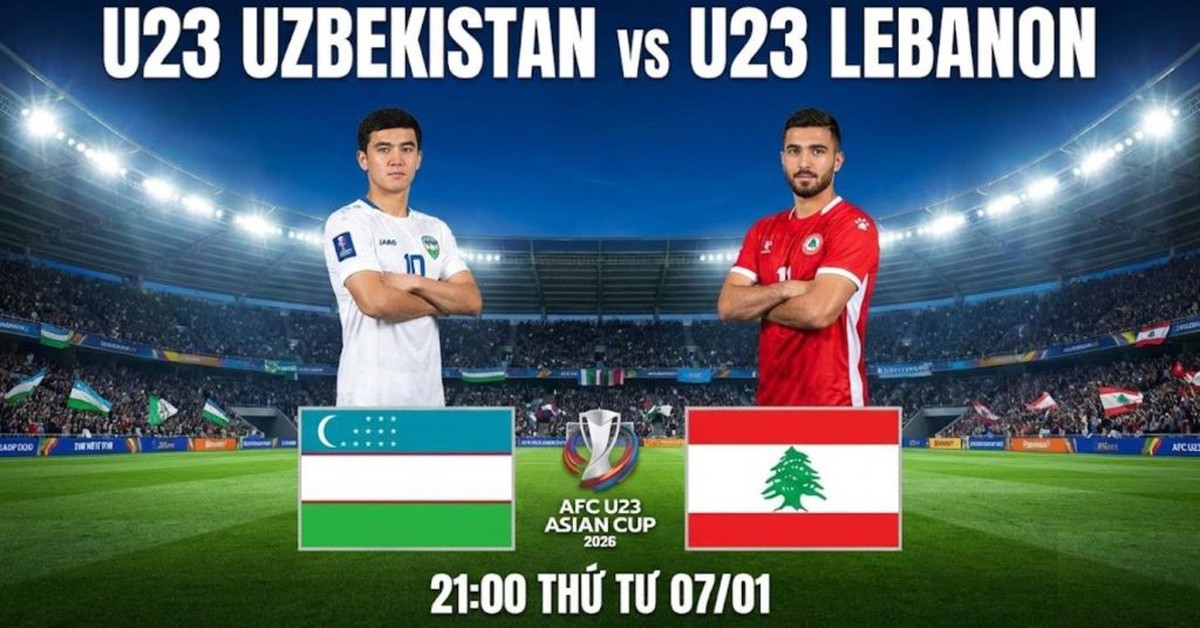 Link xem trực tiếp bóng đá U23 Uzbekistan vs U23 Liban 21h00 hôm nay ...