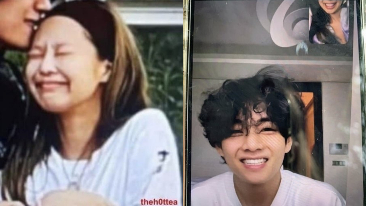 Ảnh thân mật V BTS và Jennie Blackpink: Thơm trán và facetime