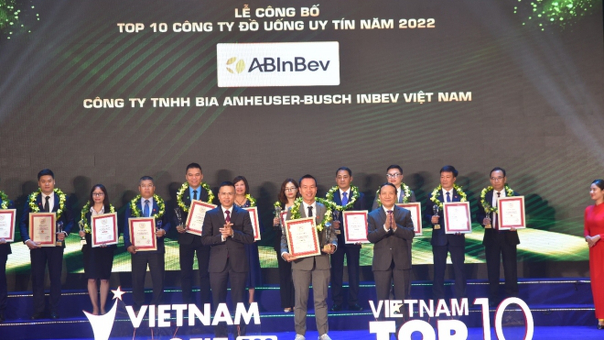 Công ty TNHH Bia Anheuser-Busch InBev 3 năm liên tiếp nằm trong Top 10 ...