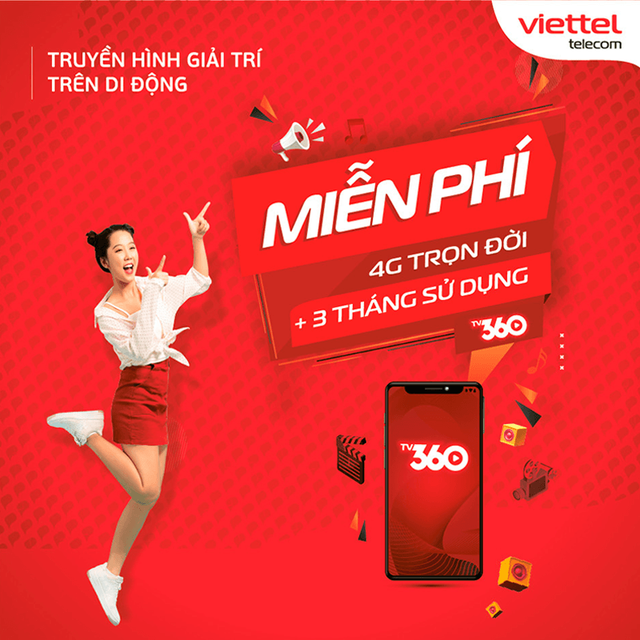 TV360 - Ứng dụng xem truyền hình trực tuyến Viettel